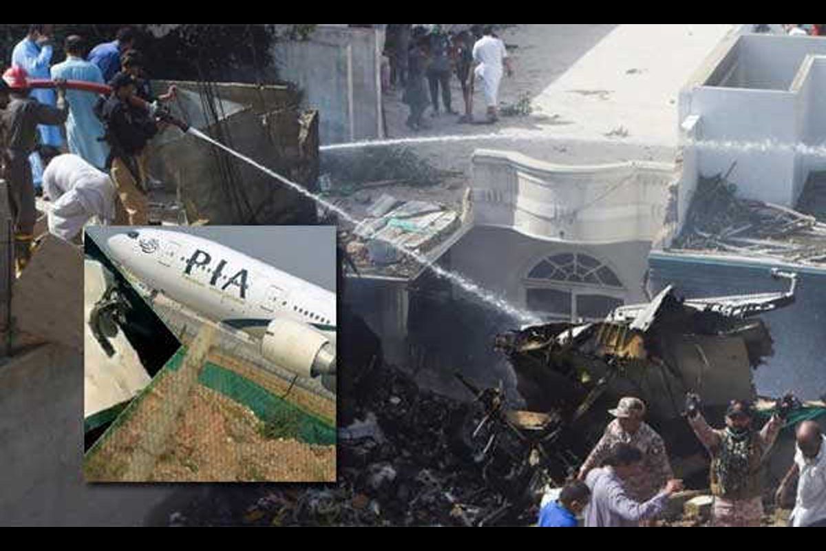 More than 80 dead as Pakistan plane crashes into densely populated area ...