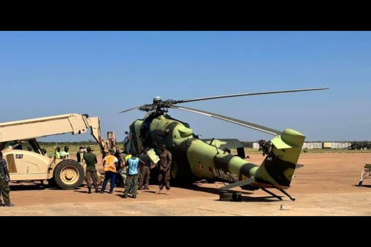 UPDF Helicopter Crash-Lands at Mogadishu Airport; Investigations ...