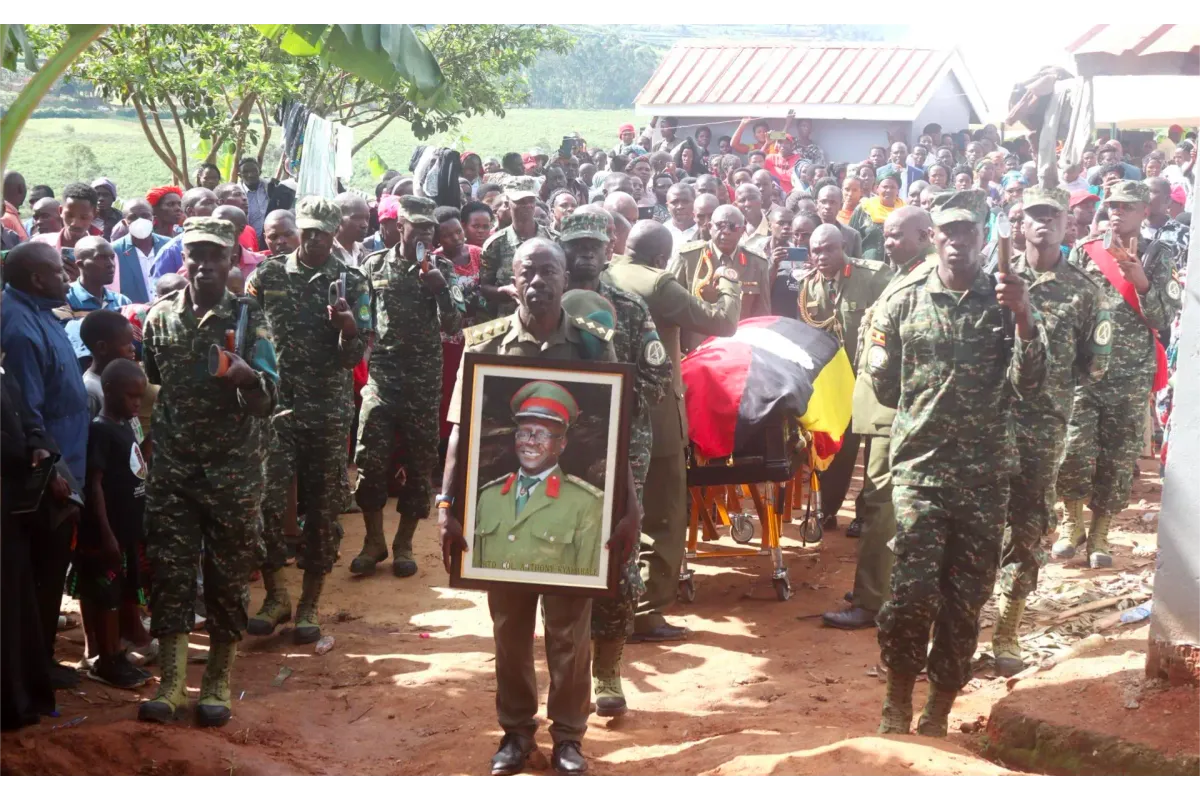 Col. Anthony Kyakabale Laid to Rest in Rukiga with Full Military ...