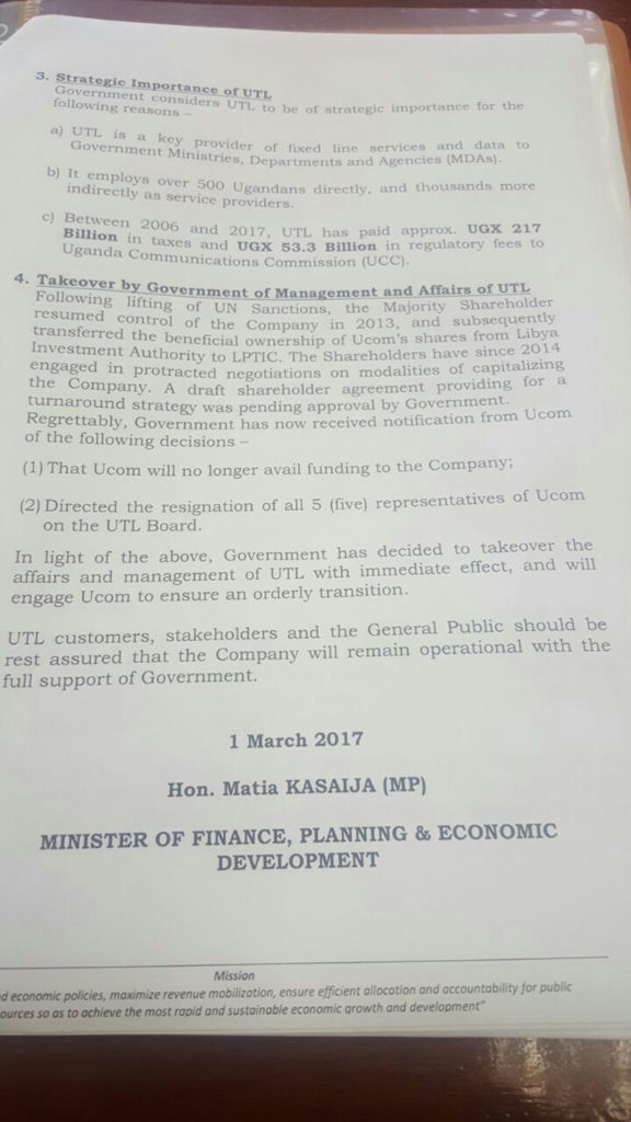 Govt takes over UTL, majority shareholder quits — Sunrise